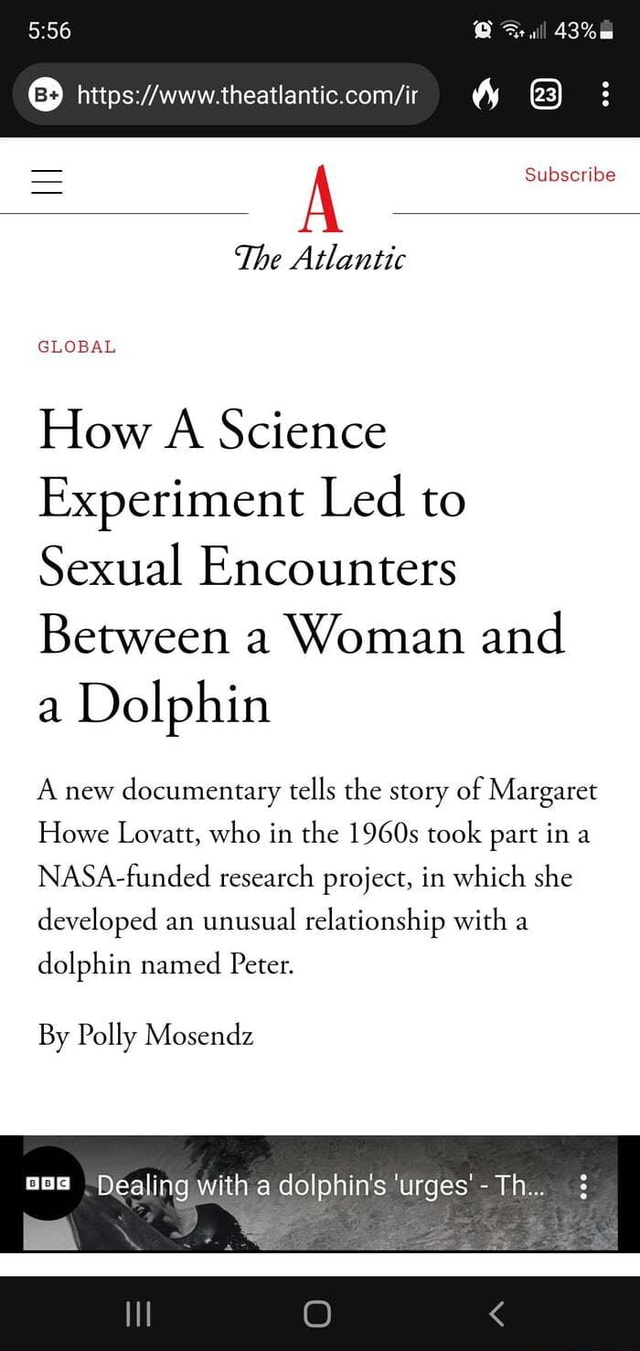 @ @3) - Subscribe The Atlantic GLOBAL How A Science Experiment Led to ...