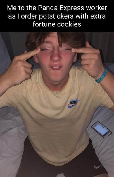 Me to the Panda Express worker as I order potstickers with extra ...