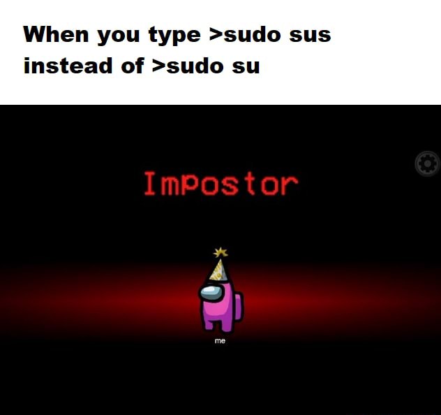 When you type >sudo sus instead of >sudo su - iFunny
