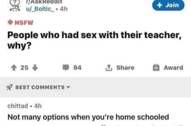 NSFW People who had sex with their teacher, why? e254 94 it, Share @3 ...