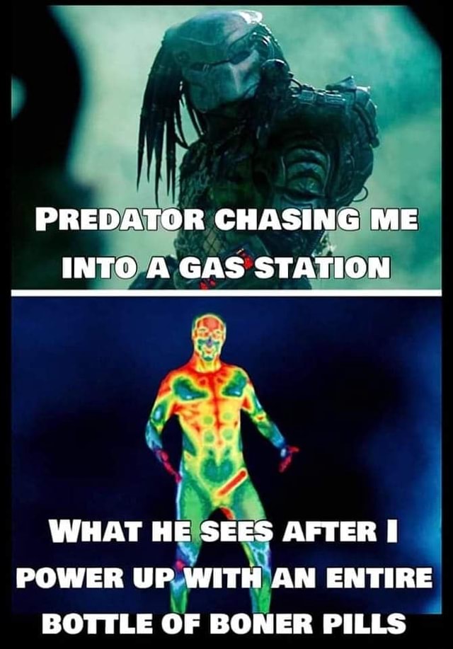 PREDATOR CHASING ME INTO A GAS STATION WHAT HE SEES AFTER I POWER UP ...