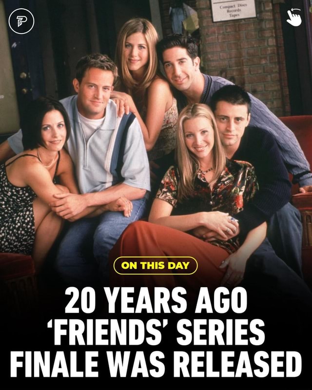 The iconic Friends series finale aired years ago on May friends sitcom ...