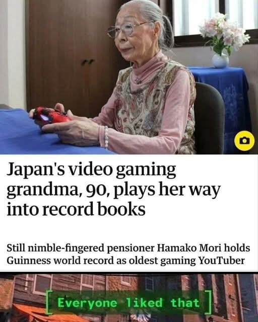 Japan's video gaming grandma, 90, plays her way into record books Still ...