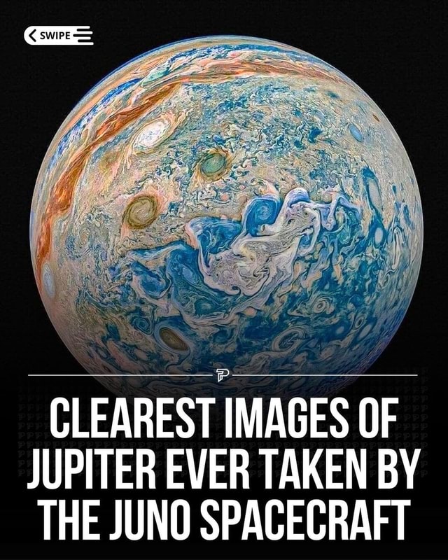 These images of Jupiter, captured by NASA’s Juno mission, unveil stunning details of the gas ...