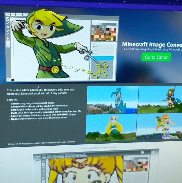 Minecraft Image Conve Convert any image to pixel art using Minecraft b ...