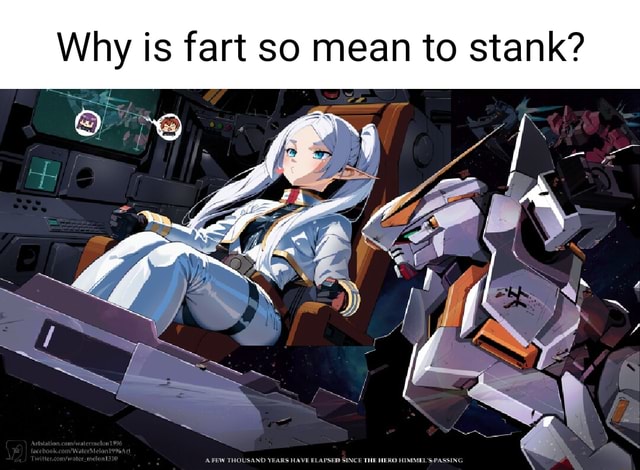 Why is fart so mean to stank? - iFunny