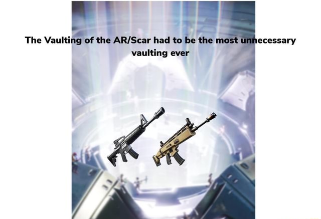 The Vaulti of the ARVScer had to be the mest unnacassary vaulting ever ...