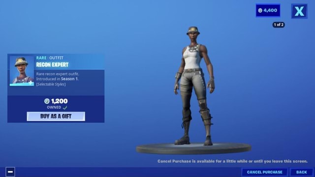 Rare recon expert outfit. Introduced in Season 1. [Selectable Styles ...