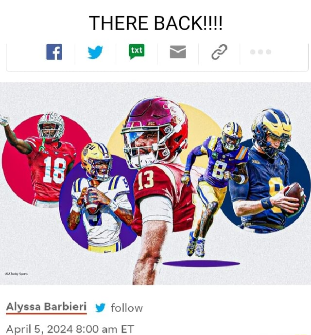 THERE BACK!!! Alyssa Barbieri W follow April 5, 2024 am ET - iFunny