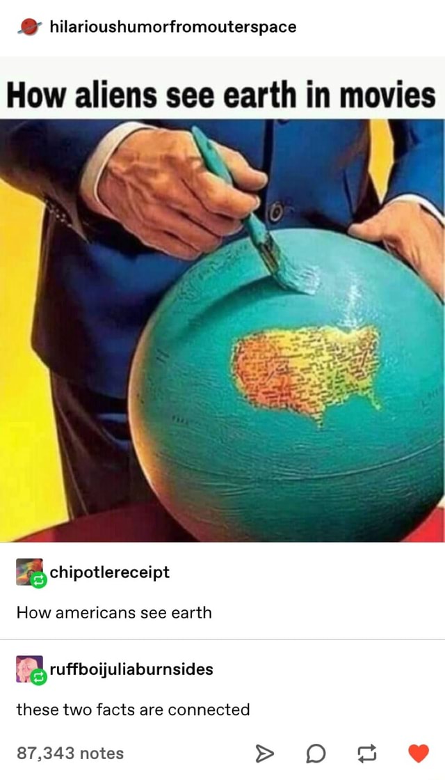 ® hilarioushumorfromouterspace How aliens see earth in movies How ...
