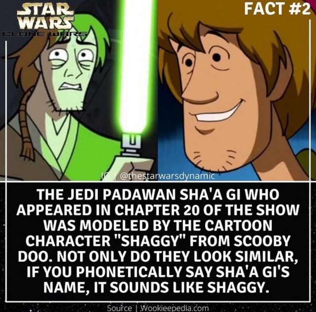 FACT #2 WW mic THE JEDI PADAWAN SHA'A GI WHO APPEARED IN CHAPTER 20 OF ...