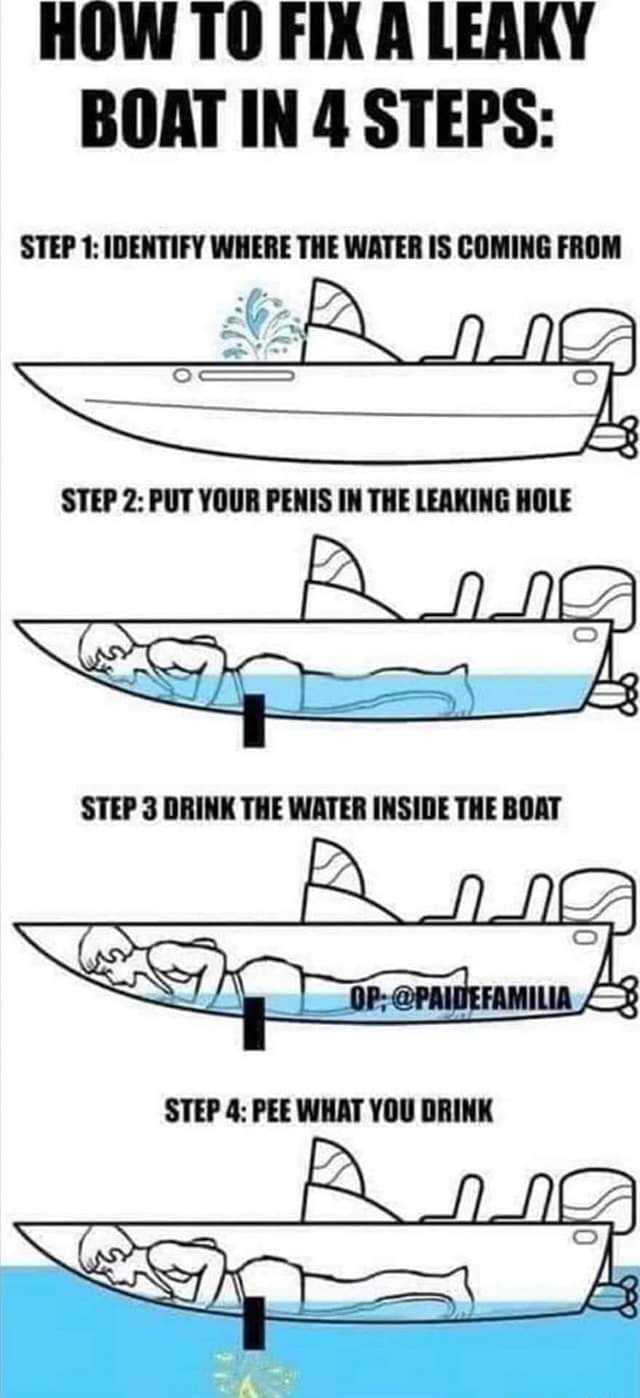 HOW TO FIX A LEAKY BOAT IN 4 STEPS: STEP 1: IDENTIFY WHERE THE WATER IS ...