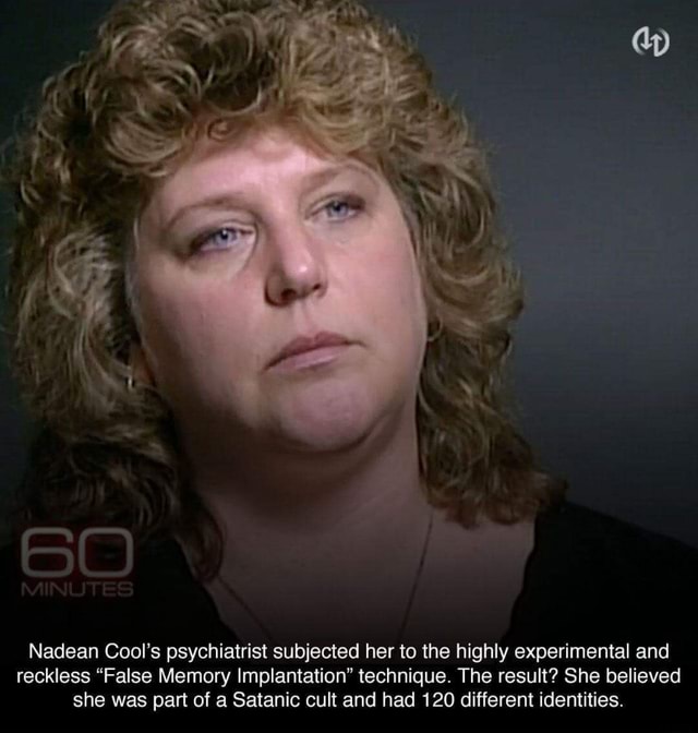 Nadean Cool's psychiatrist subjected her to the highly experimental and ...