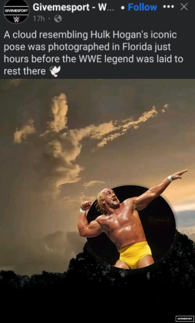 -W... Follow A cloud resembling Hulk Hogan's iconic pose was ...