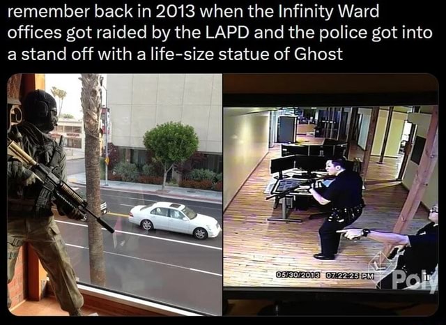 Remember back in 2013 when the Infinity Ward offices got raided by the ...