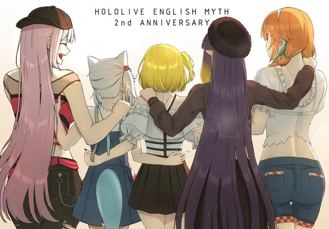 HOLOLIVE ENGLISH MYTH ANNIVERSARY, - iFunny