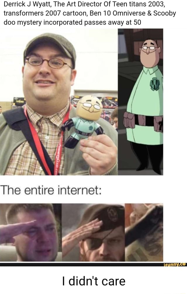 Derrick J Wyatt, The Art Director Of Teen titans 2003, transformers ...