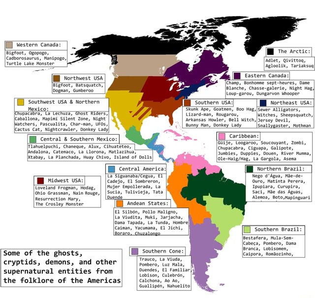 Folklore and urban legends from the Americas - Western Canada: the ...