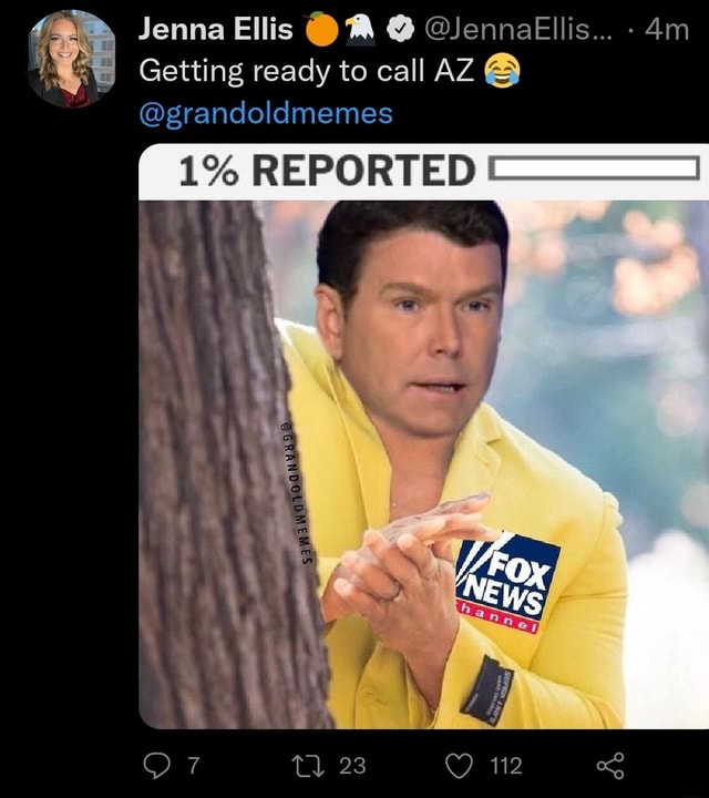 Jenna Ellis @ @JennaEllis.. Getting ready to call AZ @ @grandoldmemes 1 ...