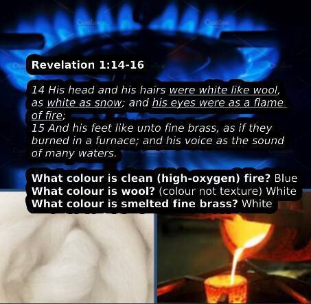 Eer* age Revelation 14 His head and his hairs were white like wool ...