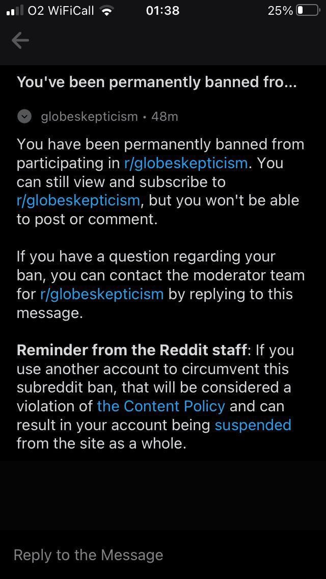 WiFiCall You've been permanently banned fro... You have been ...