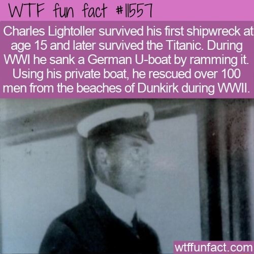 Fun Charles Lightoller survived his first shipwreck at age 15 and later ...