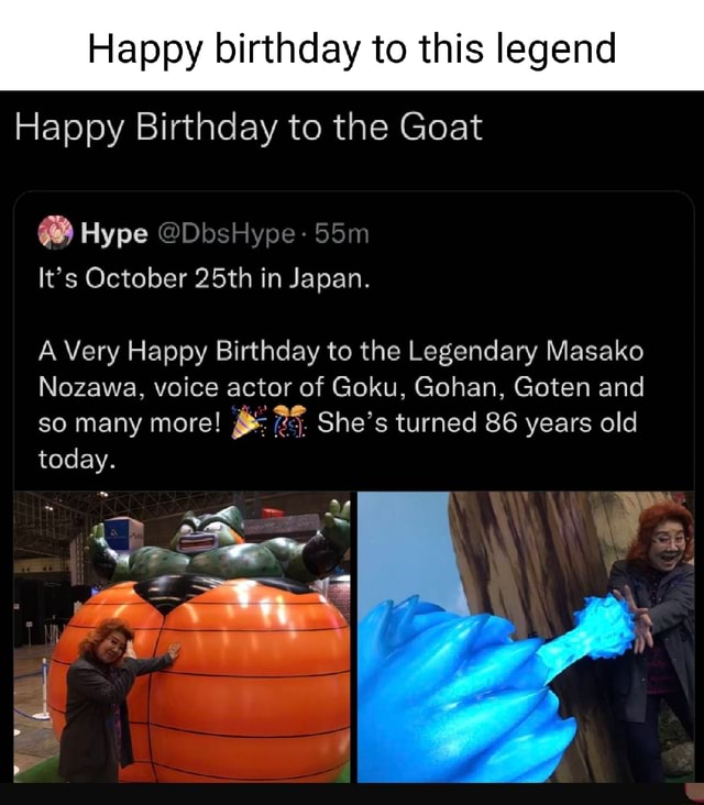 Happy birthday to this legend Happy Birthday to the Goat & Hype ...