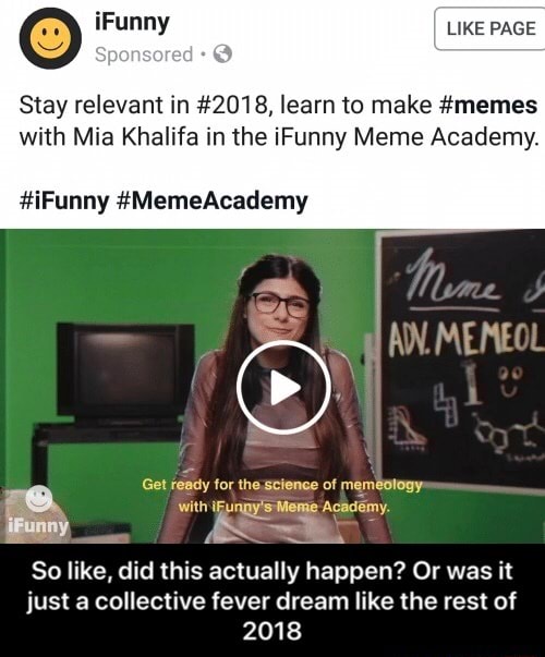 Stay relevant in #2018, learn to make #memes with Mia Khalifa in the ...