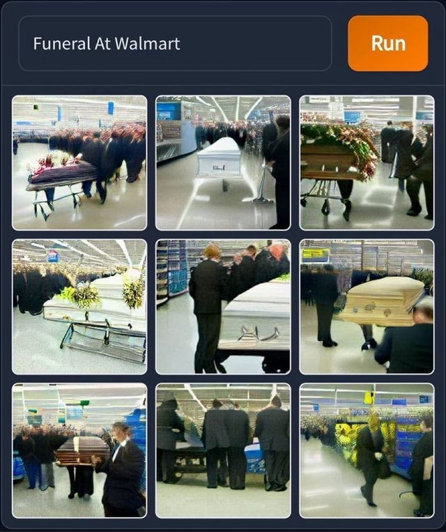 Funeral At Walmart Run - America’s best pics and videos