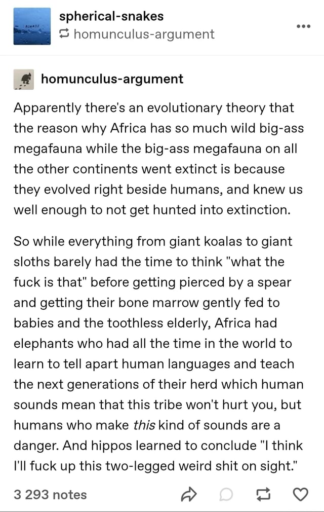Spherical-snakes homunculus-argument I homunculus-argument Apparently ...