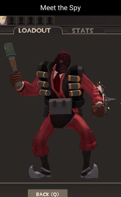 Meet the Spy LOADOUT STATS - iFunny