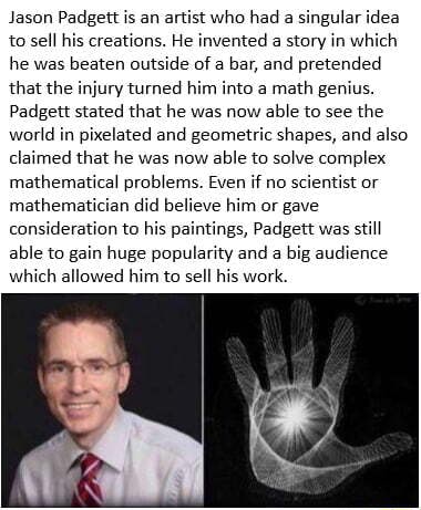 Jason Padgett is an artist who had a singular idea to sell his ...