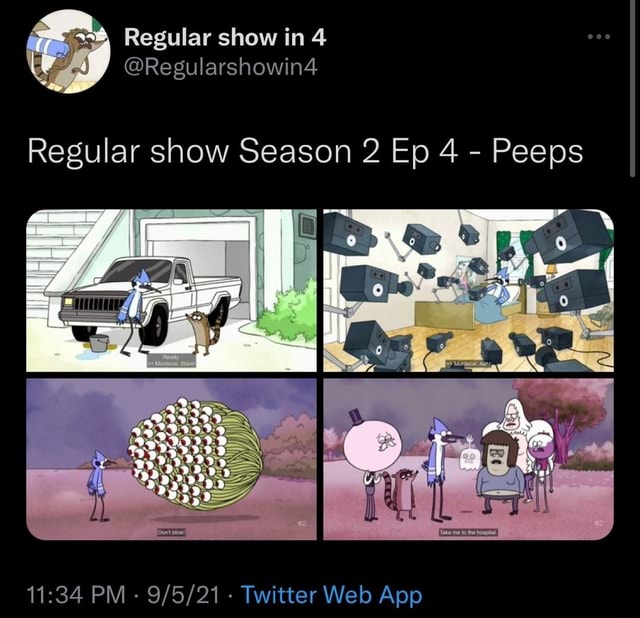 Regular show in GR @Regularshowin4 Regular show Season 2 Ep 4 - Peeps ...