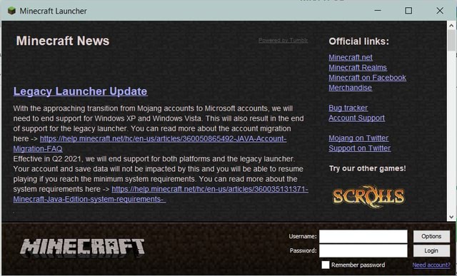 Minecraft Launcher Minecraft News Legacy Launcher Update With the ...