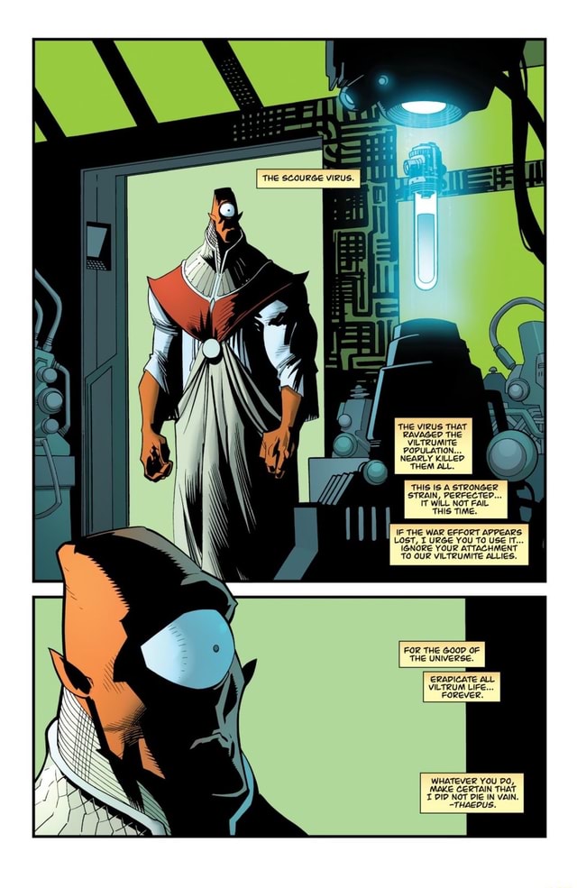 THE SCOURGE VIRUS. THE VIRUS THAT RAVAGED THE VILTRUMITE POPULATION ...