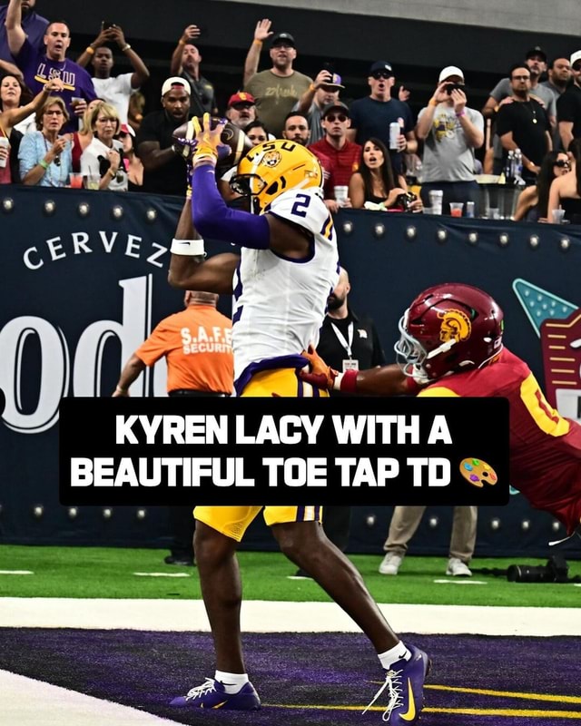 Would count in the NFL too 😮‍💨 (via @lsufootball) - KYREN LACY WITHA ...