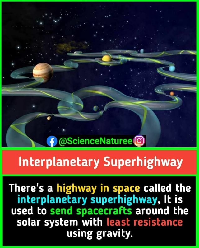 Interplanetary Superhighway There's a highway in space called the ...