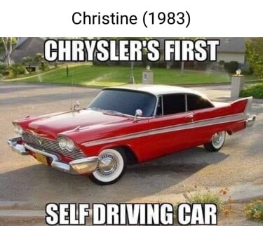 Christine (1983) CHRYSLER'S FIRST, SELF DRIVING CAR - America’s best ...