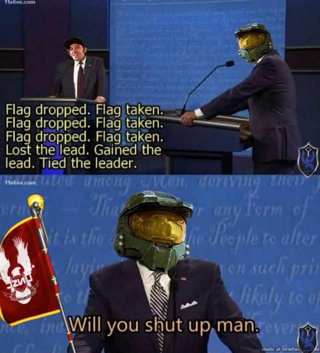 Flag dropped. Flag taken. Flag dropped. Flag taken. Flag dropped. Flag ...