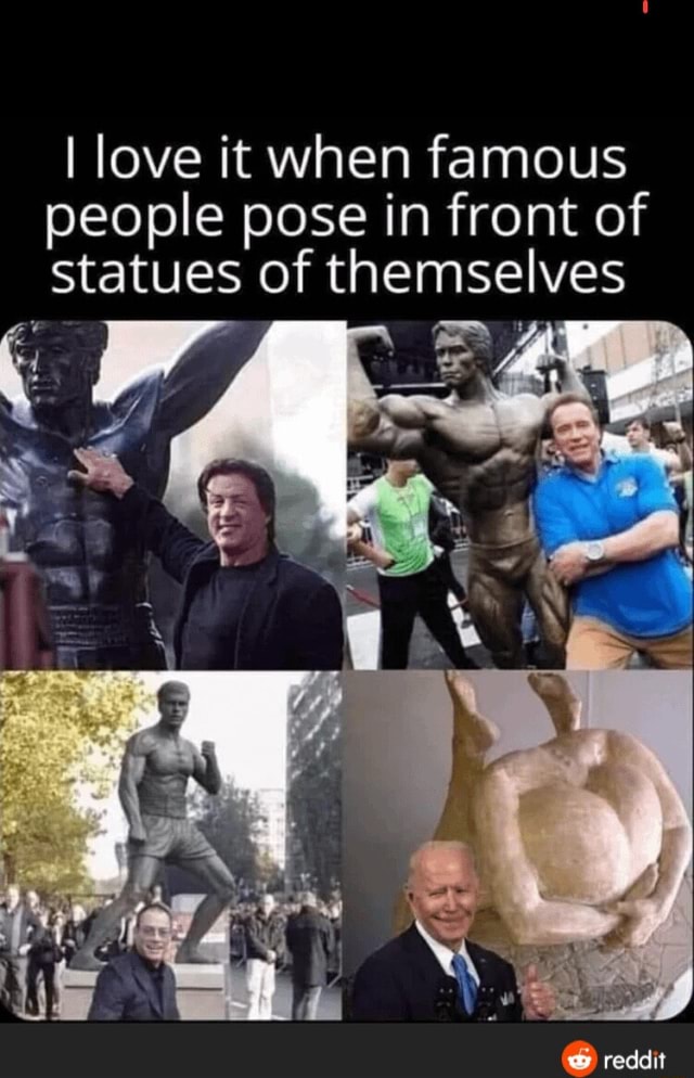 The new page for memehut69 - I love it when famous people pose in front ...