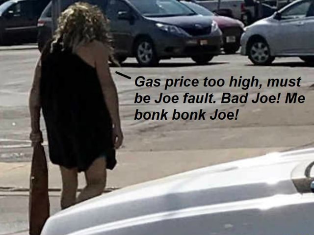 Be Joe fault. Bad Joe! Me bonk bonk Joe! - iFunny