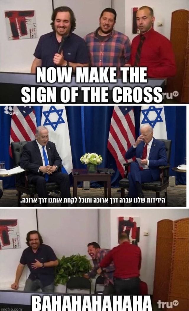 NOW MAKE THE SIGN OF THE CROSS BAHAHAHAHAHA - iFunny