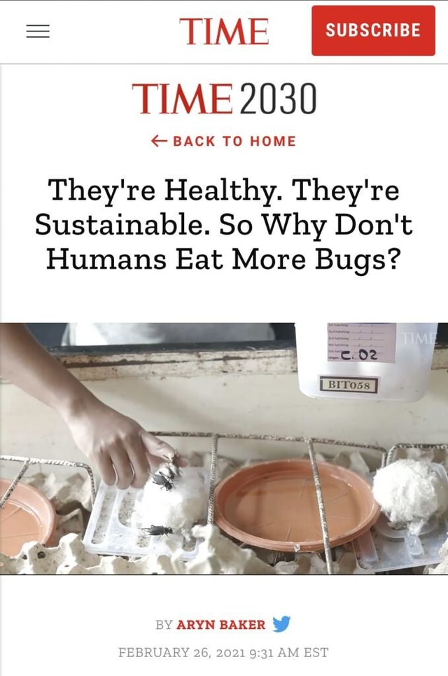 TIME SUBSCRIBE TIME 2030 BACK TO HOME They're Healthy. They're ...