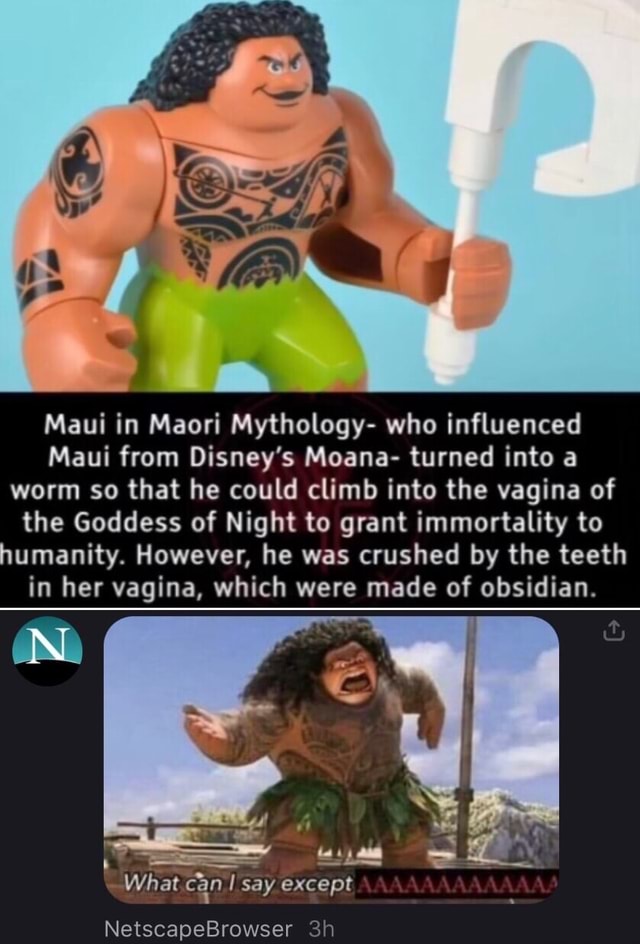 Maui in Maori Mythology- who influenced Maui from Disney's Moana ...