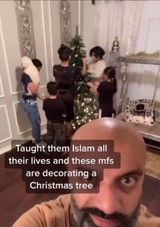 Taught them Islam all their lives and these mfs are decorating a ...