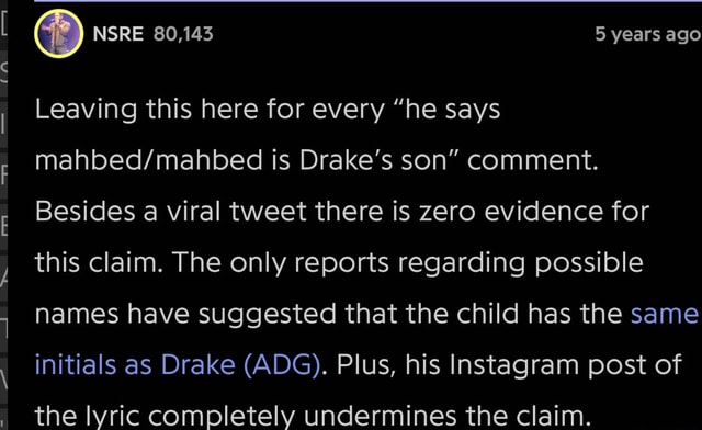 2) NSRE 80,143 5 years ago Leaving this here for every "he says is ...
