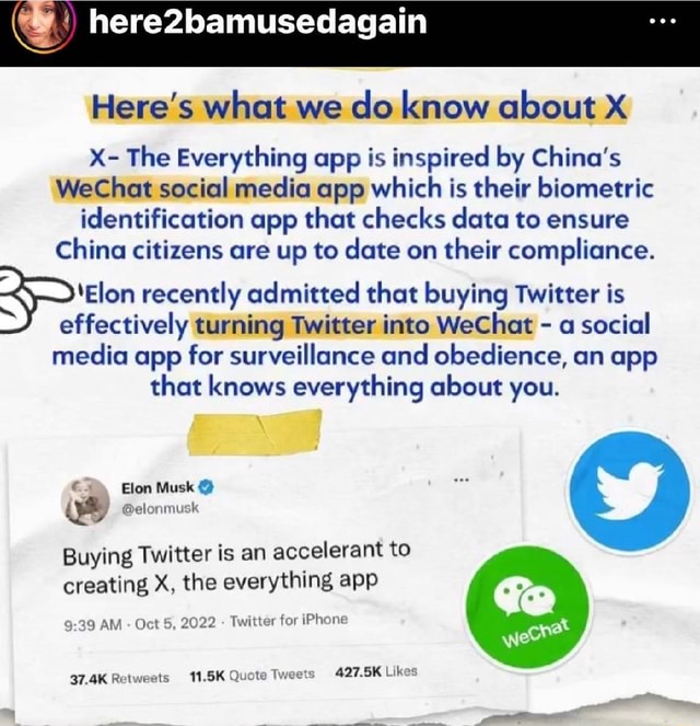 Here2bamusedagain Here S What We Do Know About X X The Everything App