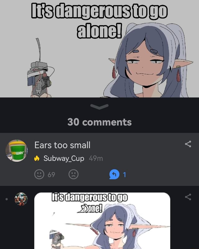 Alone! 30 comments Ears too small