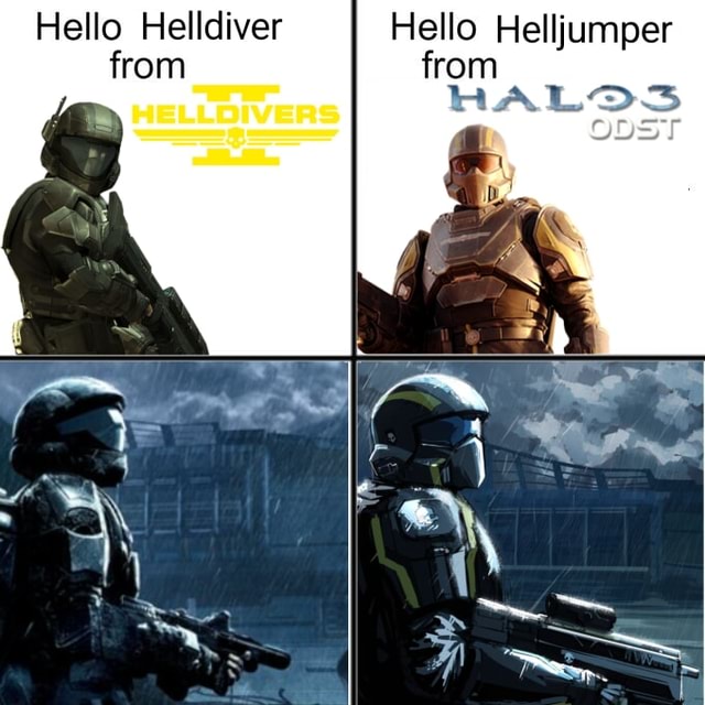 Hello Helldiver Hello Helljumper from - iFunny
