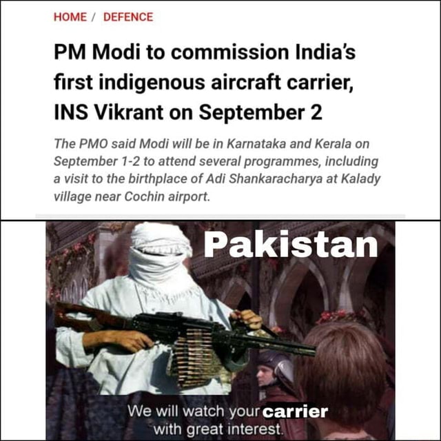 HOME / DEFENCE PM Modi to commission India's first indigenous aircraft ...